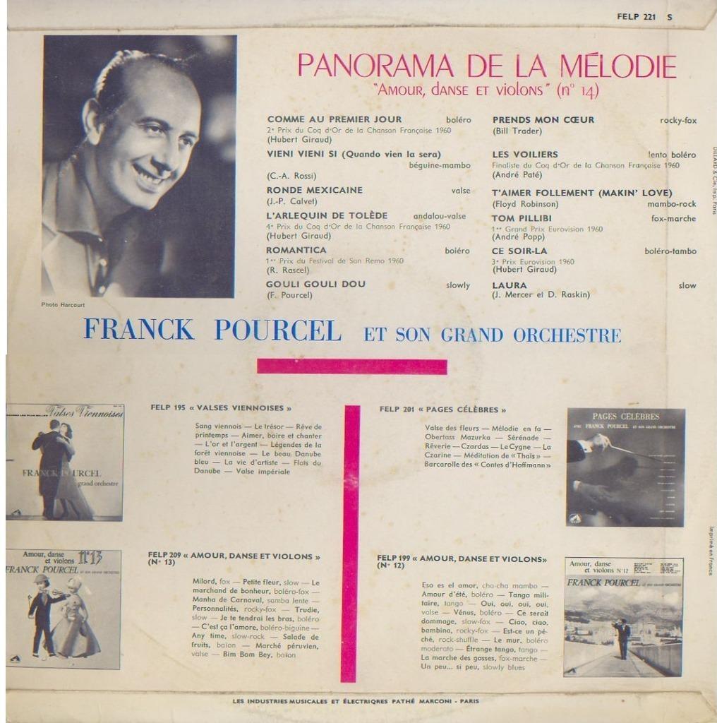 Franck Pourcel et son Grand Orchestre – Panorama de la Melodie (Amour ...
