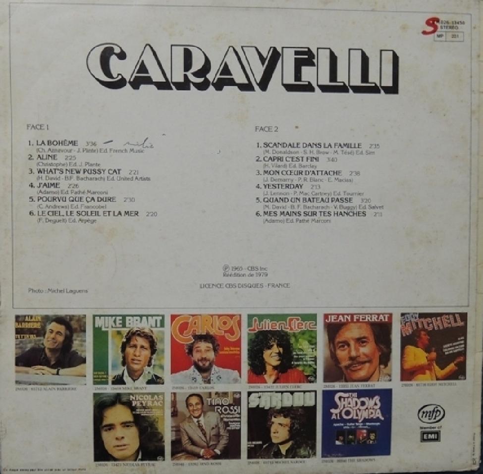 Caravelli - Spécial Ambiance, 1965, Compilation, МР3 192