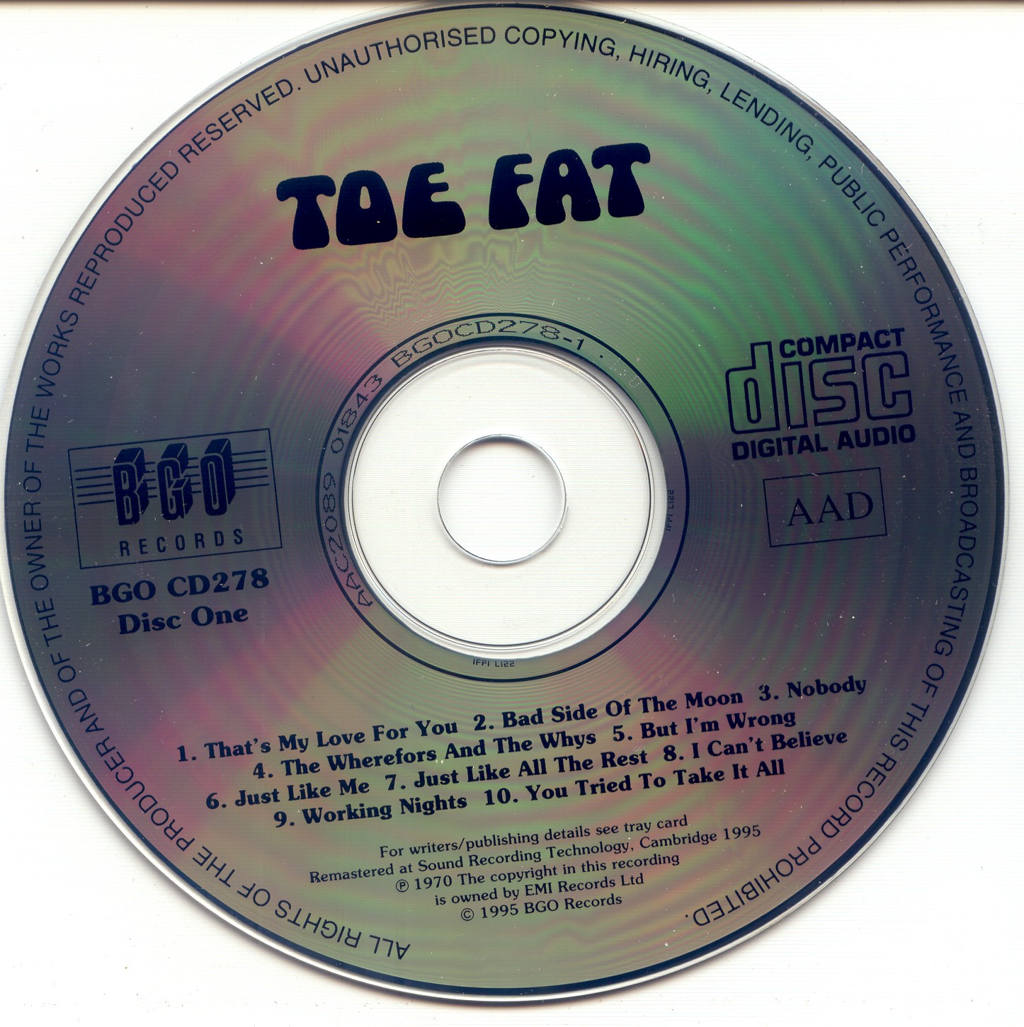 Toe Fat ‎альбом Toe Fat I & II (1970)