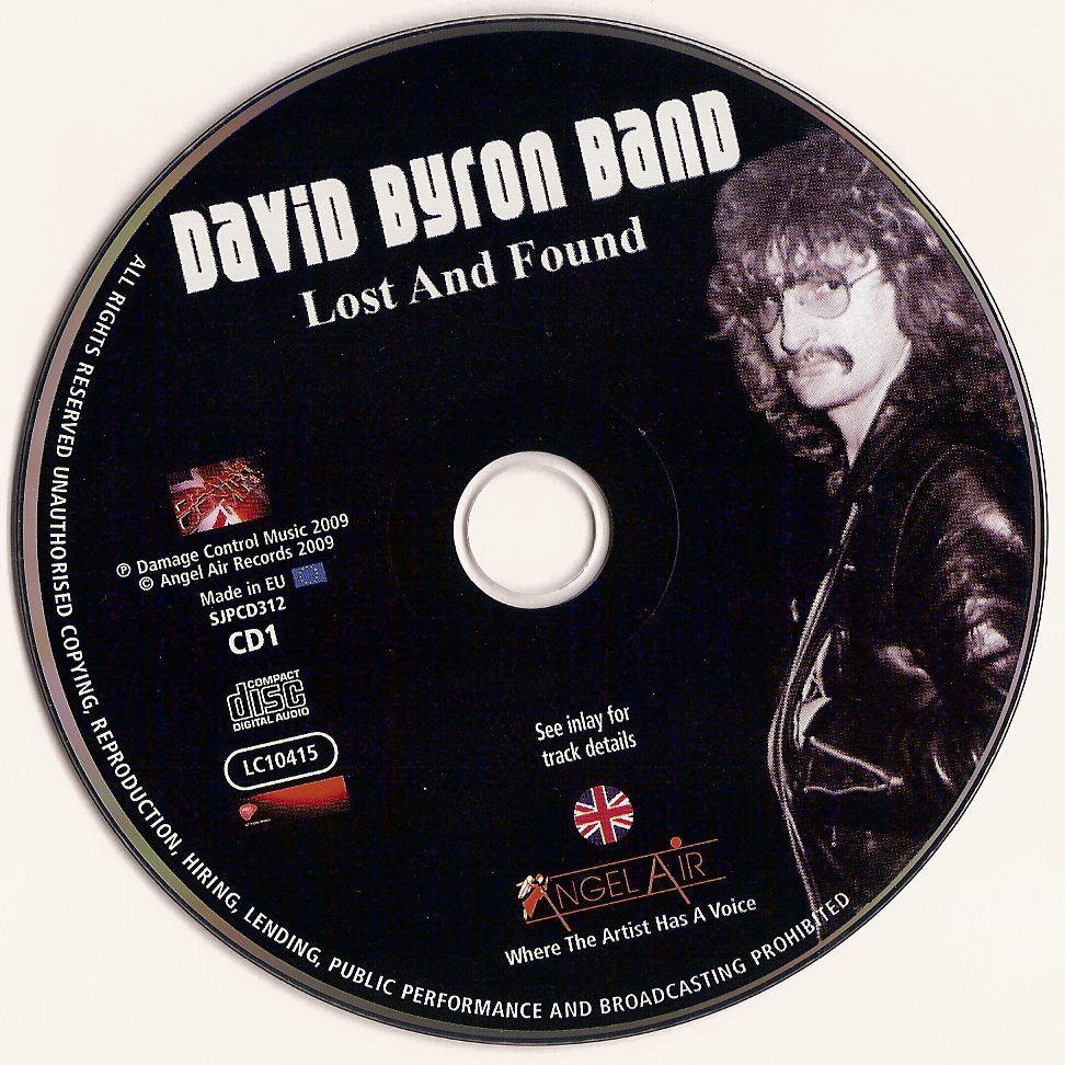 David Byron Band ‎альбом Lost And Found (1980-82)