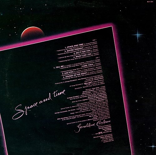 Geraldine Cordeau - Space And Time (1984)