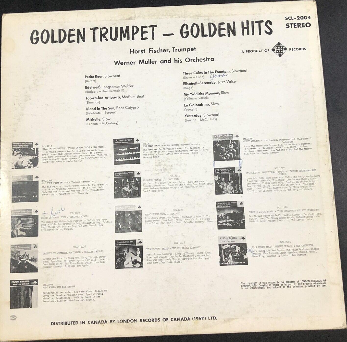 Horst Fischer – Golden Trumpet Golden Hits (1967)
